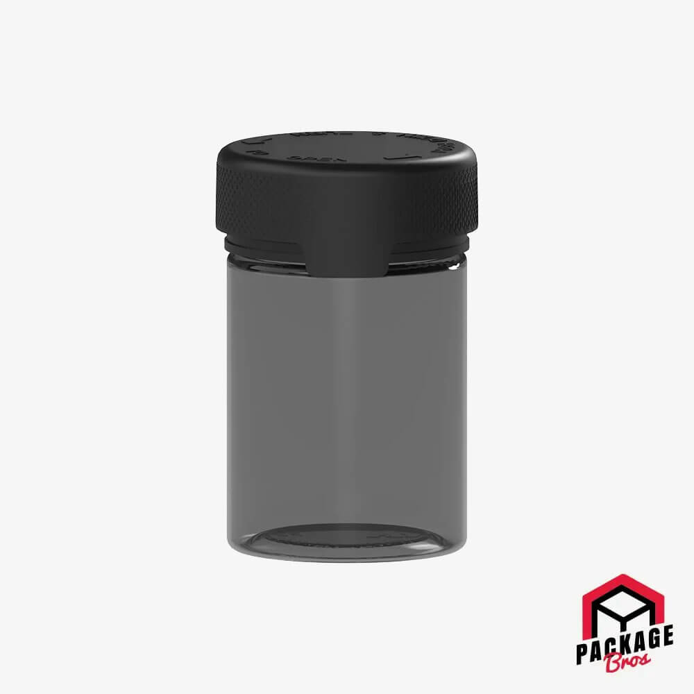 Chubby Gorilla Aviator CR Jars 2oz Translucent Black with Black Cap ...